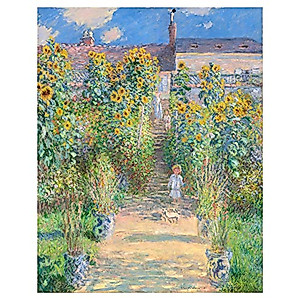 Classic Art Prints | Monet Paintings by Ink Inc. | Impressionist Master Painters Wall Decor | Waterlilies Sunflowers Ocean | Set of 6 8x10 Unframed