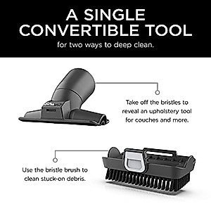 Shark HV343AMZ Rocket Corded Stick Vacuum with Self-Cleaning Brushroll, Lightweight & Maneuverable, Perfect for Pet Hair Pickup, Converts to a Hand Vacuum, with Crevice & Upholstery Tools, Blue/Silver