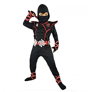 Halloween boy Ninja Luxury Children's Clothing Ninja Children's Ninja Costume Black Warrior