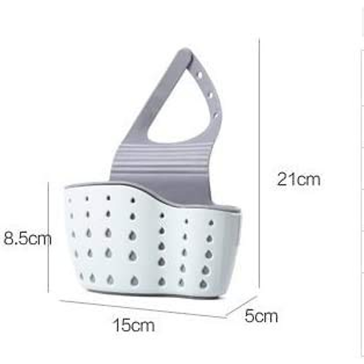 Kitchen Sink Shelf Soap Sponge Drain Rack Holder Double Decker Hanging Basket Storage Suction Cup Kitchen Organizer Sink Accessories Wash Dropshipping, 1Pcs (Beige)