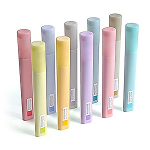 WRITECH Pastel Highlighters Assorted Colors: Soft Chisel Tip Bible Highlighter Marker Pens Pack Aesthetic Multi Colored Ink Extra Smooth No Bleed Smudge Smear for Highlighting Journaling Drawing 10ct