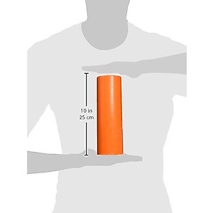 Zest Candle Pillar Candle, 3 by 9-Inch, Orange
