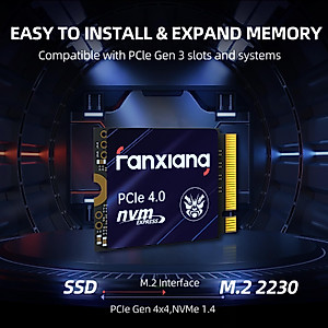 fanxiang S700 M.2 2230 1TB NVMe SSD PCIe 4.0 Internal Solid State Drive, Up to 5000MB/s, Compatible with Steam Deck and Surface Pro