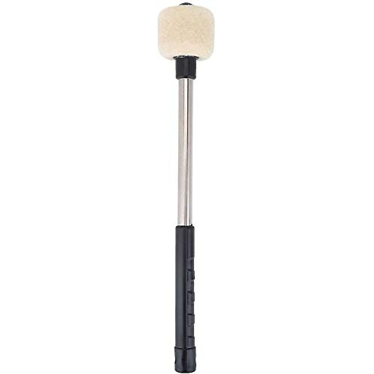 Jiayouy A Pair of Bass Drum Mallets Timpani Mallet Felt Mallets Sticks with Stainless Steel Handle Percussion Marching Band Accessory Length 320cm/12.6Inch