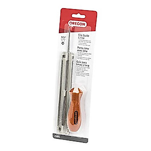 Oregon 25894 5/32-Inch Chainsaw File Guide with File, Silver,Brown