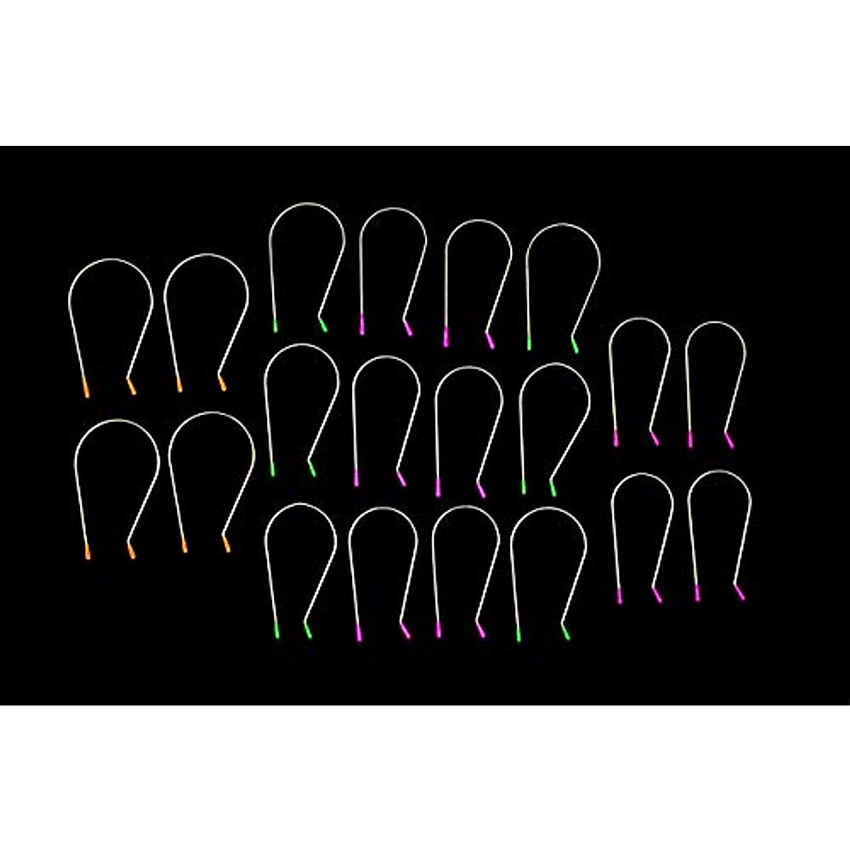Sun's Out Beauty Premium Assorted Hot Roller Clips - Curler Clips - Larger Sizes Set (20 Count) - 4 Different Sizes - Fits Most Large to Jumbo Size Rollers - Curlers