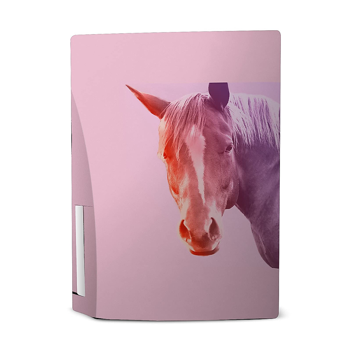 Head Case Designs Officially Licensed Mark Ashkenazi Pastel Horse Art Mix Vinyl Faceplate Sticker Gaming Skin Decal Cover Compatible With Sony PlayStation 5 PS5 Disc Edition Console