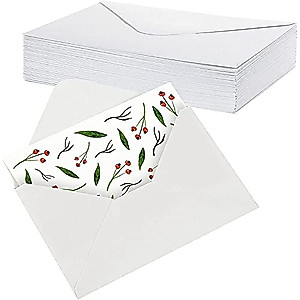 All Occasion Greeting Cards - Watercolor Nature Design - Beautiful Leaves Pattern - Includes 48 Cards and Envelopes - 4 x 6 Inches