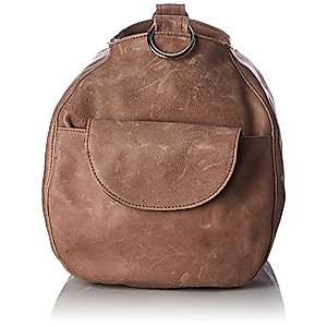 Piel Leather Top-Zip Shoulder Bag Cross Body Hobo, Toffee, One Size