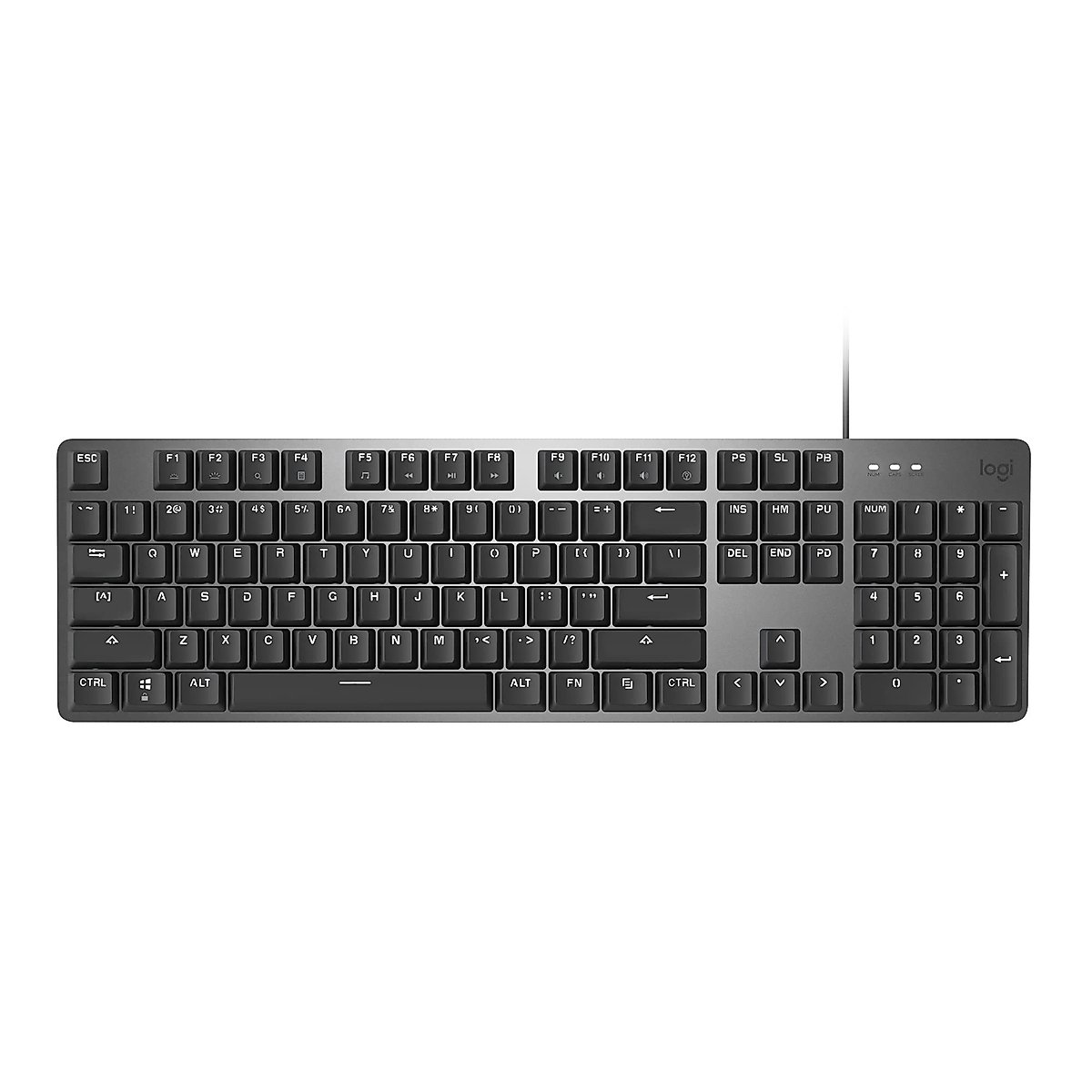 Logitech K845 Illuminated Keyboard (Cherry Red Switches) with Logitech G305 Gaming Mouse and Knox Gear 4-Port USB Hub Bundle (3 Items)