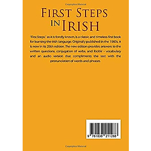 First Steps in Irish: A classic, succinct, book for learning to read, write and speak the Irish language
