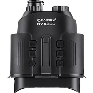 Barska Night Vision Nvx300 Infrared Illuminator Digital Binoculars, Black, Model:BQ13374