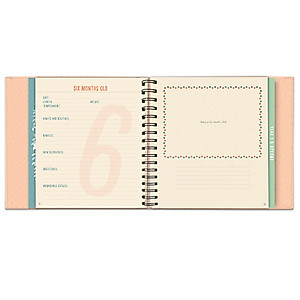 Baby's First Years Guided Journal by Studio Oh! - Bundle of Joy - 9" x 9" - Beautifully Illustrated Hardcover Journal with Storage Pockets Creates a Keepsake of Baby's Earliest Years