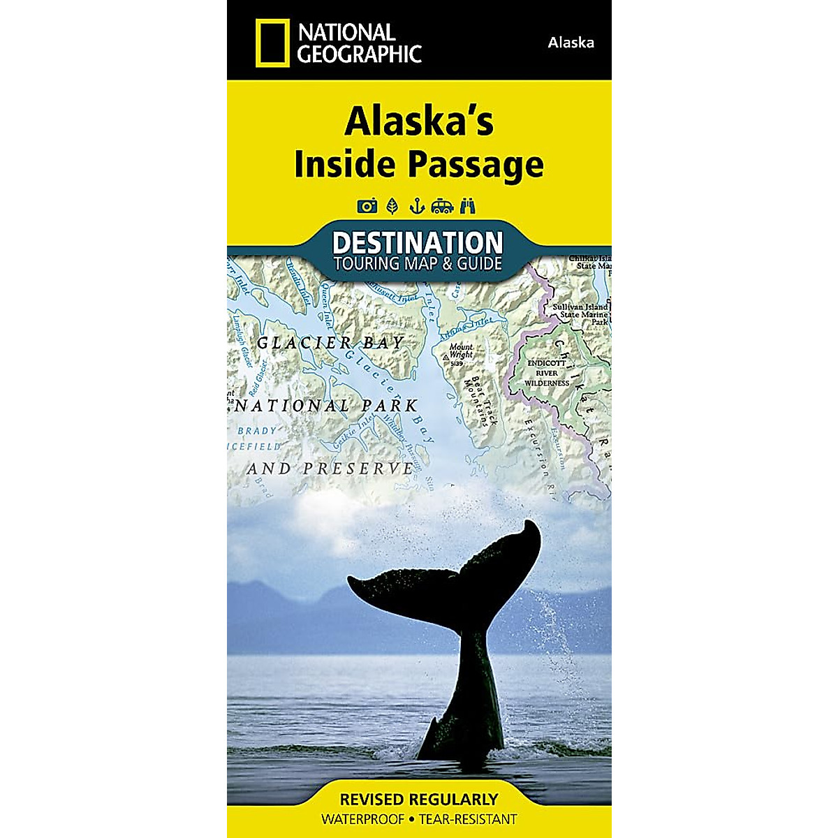 Alaska's Inside Passage (National Geographic Destination Map)