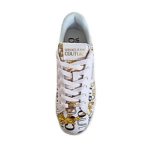 VERSACE JEANS COUTURE Women Court 88 Sneakers White 6.5 US