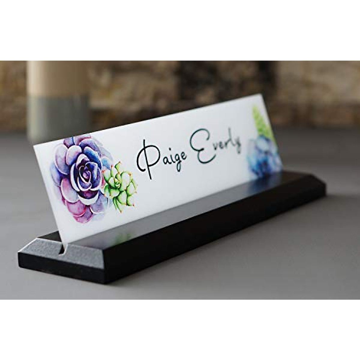 Desk Name Plate Personalized with your Name and Title