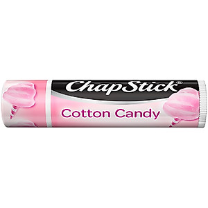 ChapStick Lip Balm, Cotton Candy – Fun & Yummy Moisturizing Lip Care for Dry, Cracked Lips, 0.15 Oz Ea