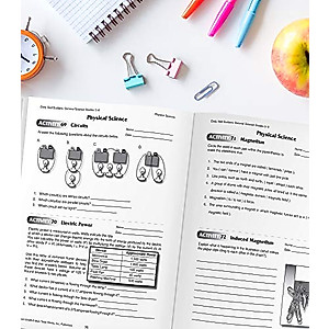 Mark Twain General Science Activity Book, Science for Kids Grades 5-8, Physical, Life, and Earth Science Books, 5th Grade Workbooks and Up, Classroom or Homeschool Curriculum (Daily Skill Builders)