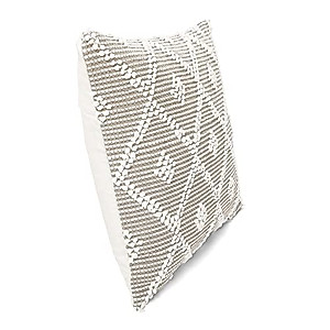 Lush Decor Adelyn Decorative Pillow Cover, 20" x 20", Neutral