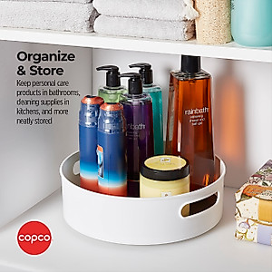 Copco Non-Skid Storage Turntable, 12-Inch, Gray