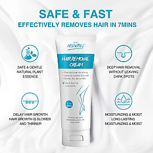 POP MODERN.C Aloe Hair Removal Cream For Men or Women Sensitive Formula Bikini Remove Cream Painless Hair Remover Moisturizing For Body Arm Leg Armpit Gifts