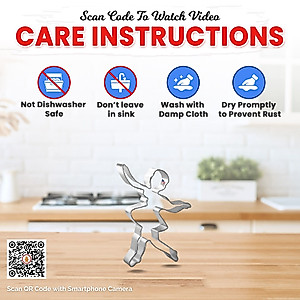 Foose Ballerina Cookie Cutter 5 in