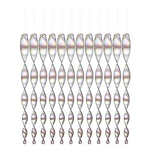 Katai 12 Pack Bird Scarer Rods. Humane Rotating Spirals
