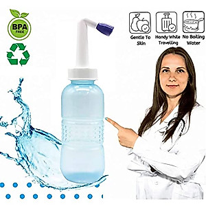 Portable Handheld Personal Hygiene Refresher Toilet Butt Cleaner Travel Bidet Spray Bottle for Home 450ml
