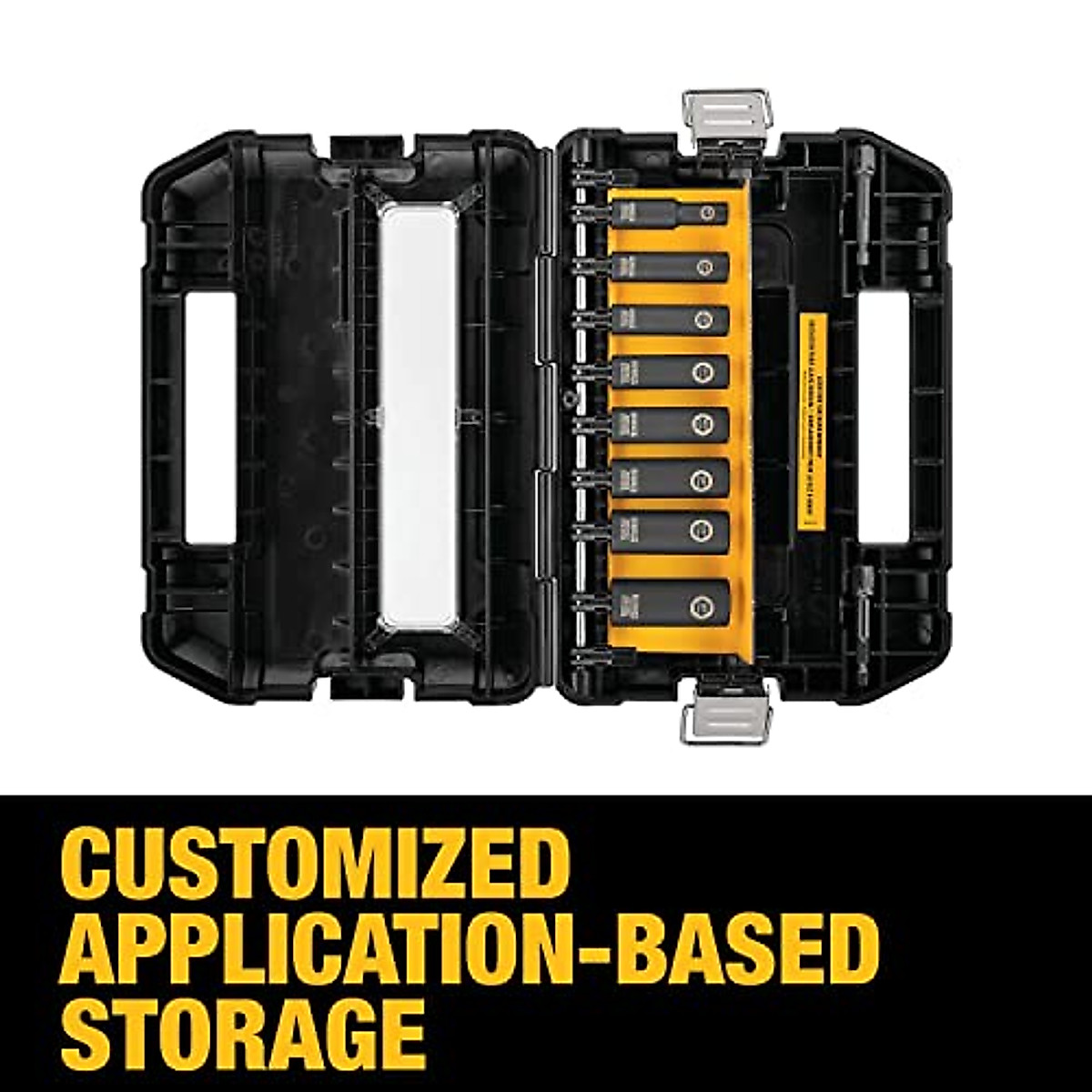 DEWALT Impact Socket Set, 10-piece Mechanic Tool Set, SAE, 3/8-Inch Drive (DW22838)