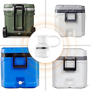 Cooler Drain Plug Replacement for Igloo Cooler, Cooler Triple Snap Drain Plug for Igloo Ice Chest, Cooler Replacement Parts Drain Plug