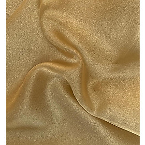 44 Inch Gold Sparkle Organza Fabric 100% Nylon -by The Yard Made in Japan