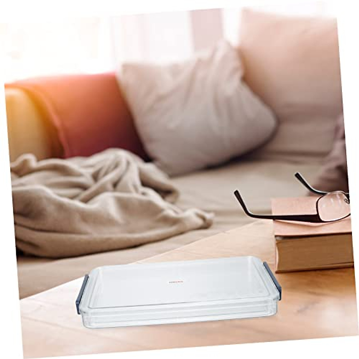 Didiseaon A4 File Organizer Board Game Storage Multifunctional Desk Organizer Plastic Desk Shelf Document Holder Case Clear File Case Desktop File Case Cosmetic Storage Box The Pet Student