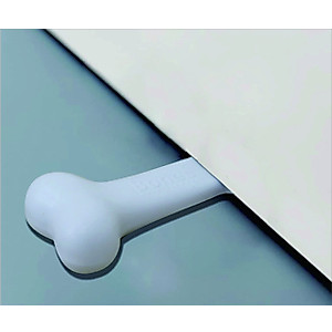 KAKULE 2Pack Rubber Door Stoppers Bone Door Stoppers Security for Heavy Doors Gift for Festival