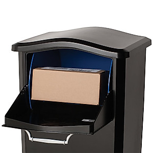 Architectural Mailboxes 6900B Elephantrunk Parcel Drop Box Black