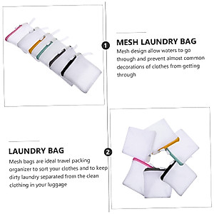 JOINPAYA 6pcs Laundry Bag Mesh Wash Bag Mini Washing Machine Underwear Washing Bag Wash Bags Protecting Wash Bag Foldable Wash Bag Laundry Pouch Travel Sandwich Mesh Laundry Mesh Bag Bra