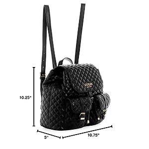 GUESS Adam Flap Backpack, Black