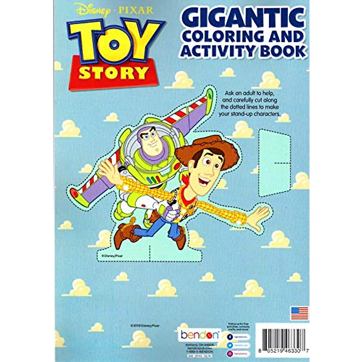 Pixar Disney Toy Story - Gigantic Coloring & Activity Book - 200 Pages