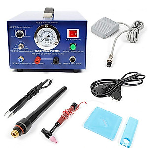 DNYSYSJ Automatic Spot Welder, 110V Jewelry Spot Welding Machine Pulse Argon Necklace Bracelet Arc Welding Machine for Gold, Silver, K Gold, Palladium, Platinum,Titanium, Copper