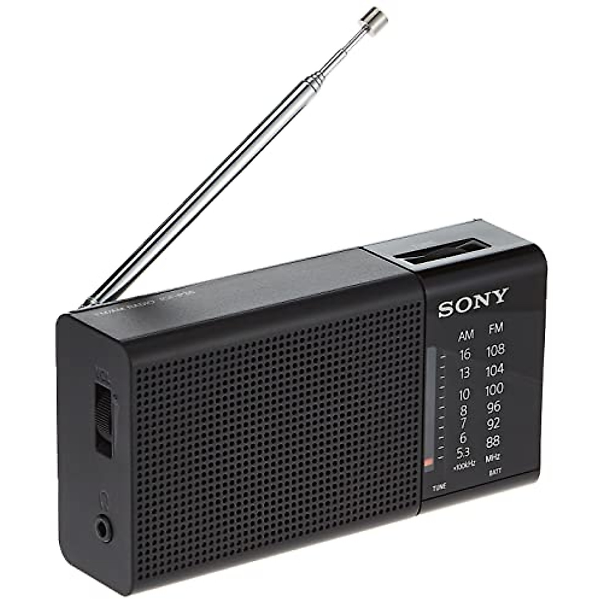 Sony Portable Am/FM Radio Home Audio Radio Black (ICF-P36)