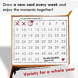 Couple Game for weekly Quality Time - Perfect Couple Gift - Wife Birthday Gift Idea - Birthday Gift for Boyfriend Gift for Girlfriend Gift for Couple - I Love You Gift for Him - Games for Couples