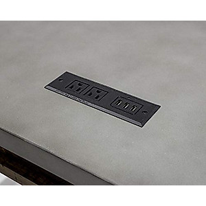 Martin Furniture IMJA384 54” Writing Desk, Brown