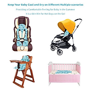 Gel Car Seat Cooler Pad for Children,Summer Breathable Ice Stroller Cooler Mat,Multifunctional Baby Cooling Pad Suitable for Stroller, Baby Dining Chair, Child Safety Seat