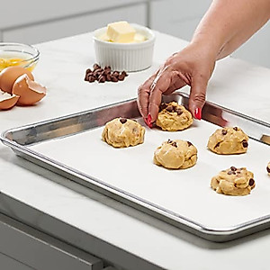 [12 x 16 Inch - 200 Count] Precut Baking Parchment Paper Sheets Non-Stick Sheets for Baking & Cooking - White