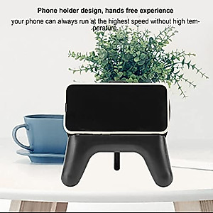 Jeanoko Mobile Game Controller Radiator, Ergonomic Design Hands Free Mobile Game Controller Fast Heat Dissipation Durable ABS Widely Compatible for Home