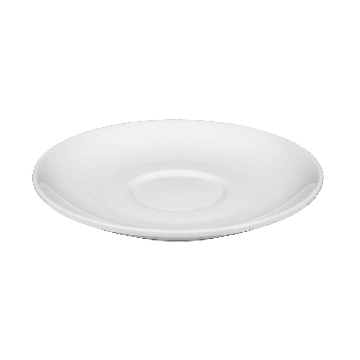 Seltmann Weiden Commercial Dinnerware, Meran Porcelain Coffee/Tea Cup Saucer, White, 6.3-Inch, Set of 6