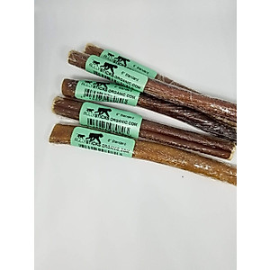Bullysticks Organic Standard 6" Bully Sticks for Dogs - All Natural Dog Treat, These Chews are Free Range Bully Sticks, USDA Approved (10 Pack)