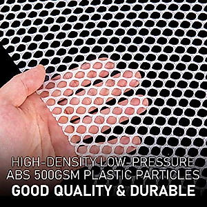 MAPORCH Durable 15.7" x10FT White Plastic Chicken Wire Mesh Fence: Lightweight, Customizable Netting for Garden, Poultry, Crafts - Versatile Fencing Solution, Hexagonal Design