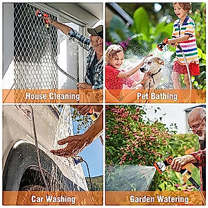 Garden Hose 100 ft Metal - Flexible Garden Hose Stainless Steel Water Hose No Kink and Tangle Outdoor Heavy Duty Collapsible Water Pipe