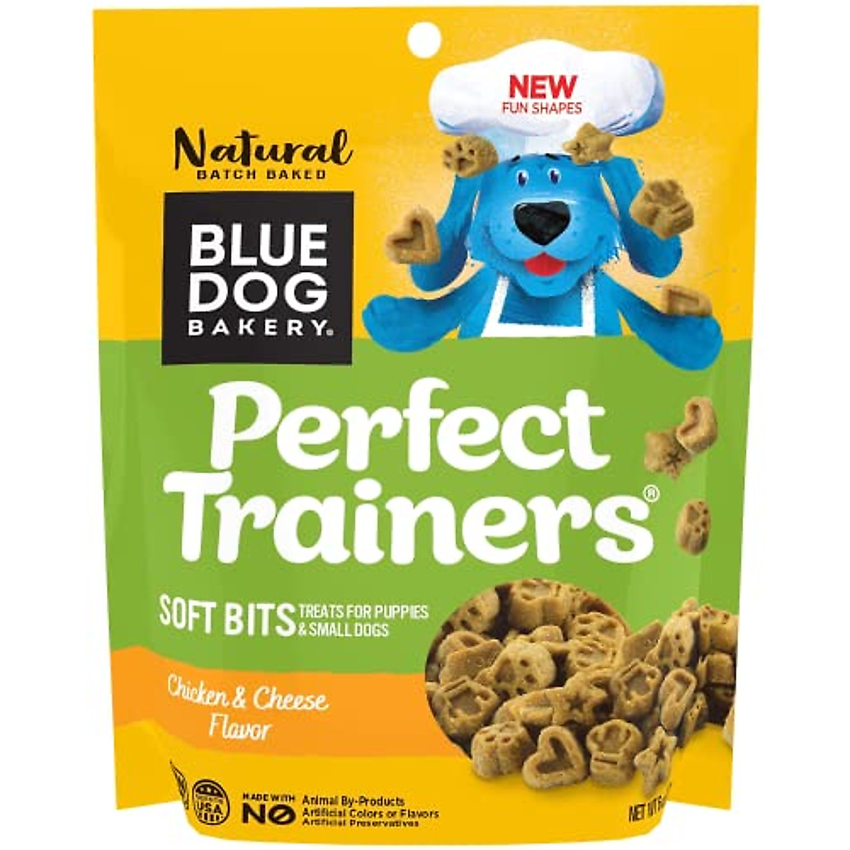 Blue Dog Bakery Natural Dog Treats, Perfect Trainers, Low Calorie Dog Training Treats, Chicken & Cheese Flavor, 6oz, 1 Count