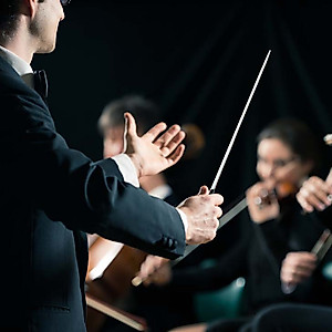 Music Conductor Batons,Imitation Agate Handle Orchestra Conducting Baton Music Batons (Green)